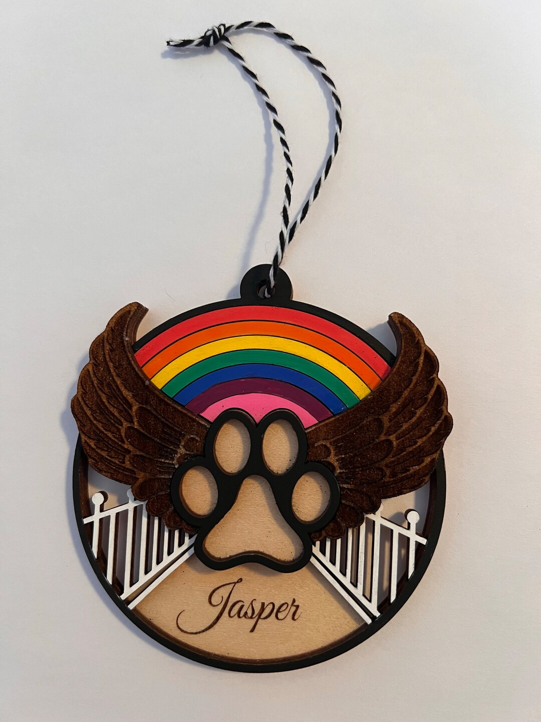 Pet Rainbow Bridge Memorial Ornament - Etsy
