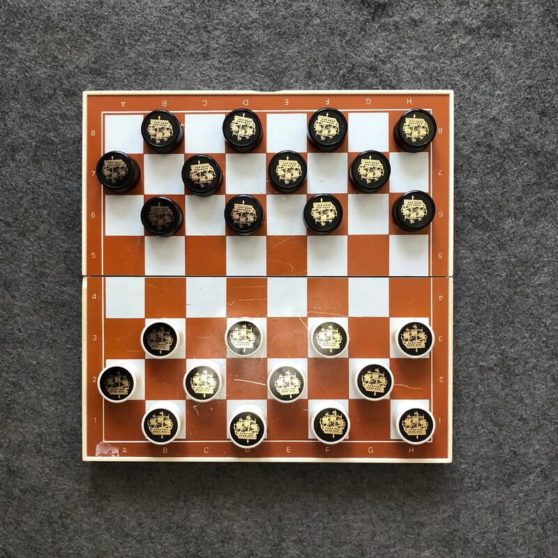 Magnetic Checkers - Etsy