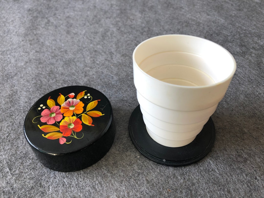 Vintage Soviet Folding Travel Cup. - Etsy