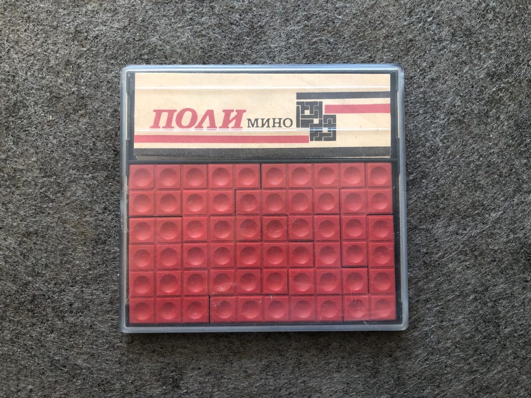 Rare Vintage Soviet Puzzle Game Polyomino. - Etsy