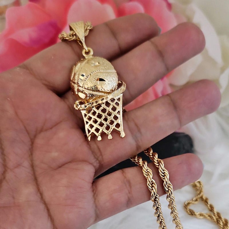 Basketball Necklace - Etsy
