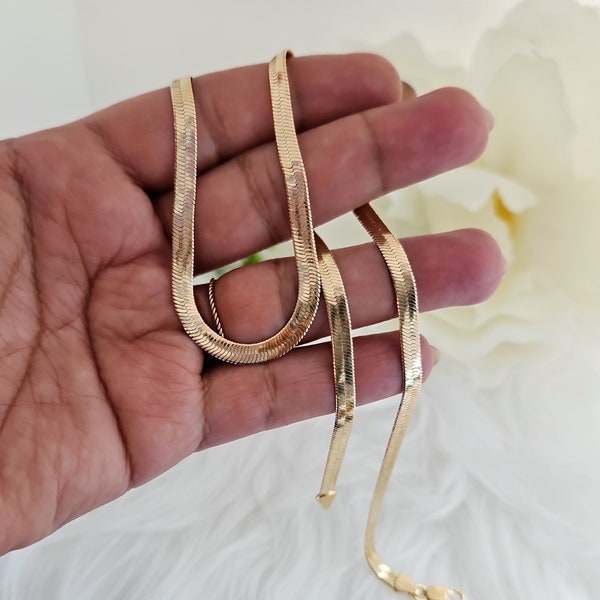 Gold Herringbone - Etsy