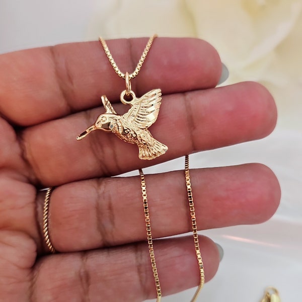 Hummingbird Necklace - Etsy
