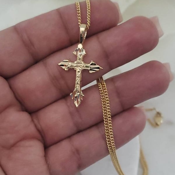 Small Gold Cross - Etsy
