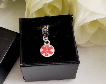Medical Alert Charm - Etsy