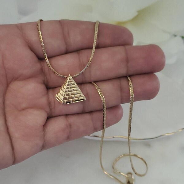 Pyramid Necklace - Etsy