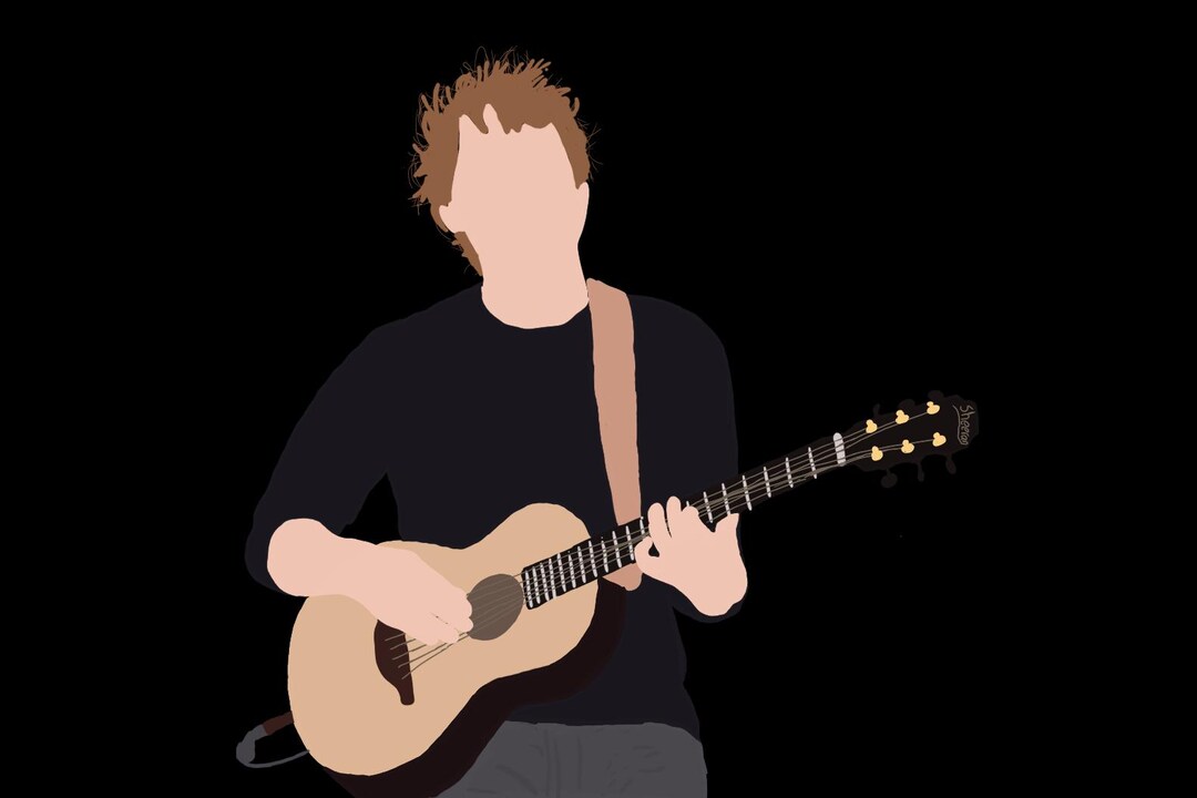 Ed Sheeran Singer Sticker (waterproof) - Etsy