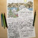 Coloring Page, Mountains Are Calling Quote, John Muir, Digital Download ...
