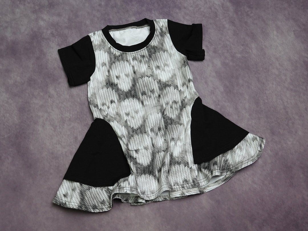 Mini Swagger Black and White Kids Dress Size 4 Years 104 - Etsy