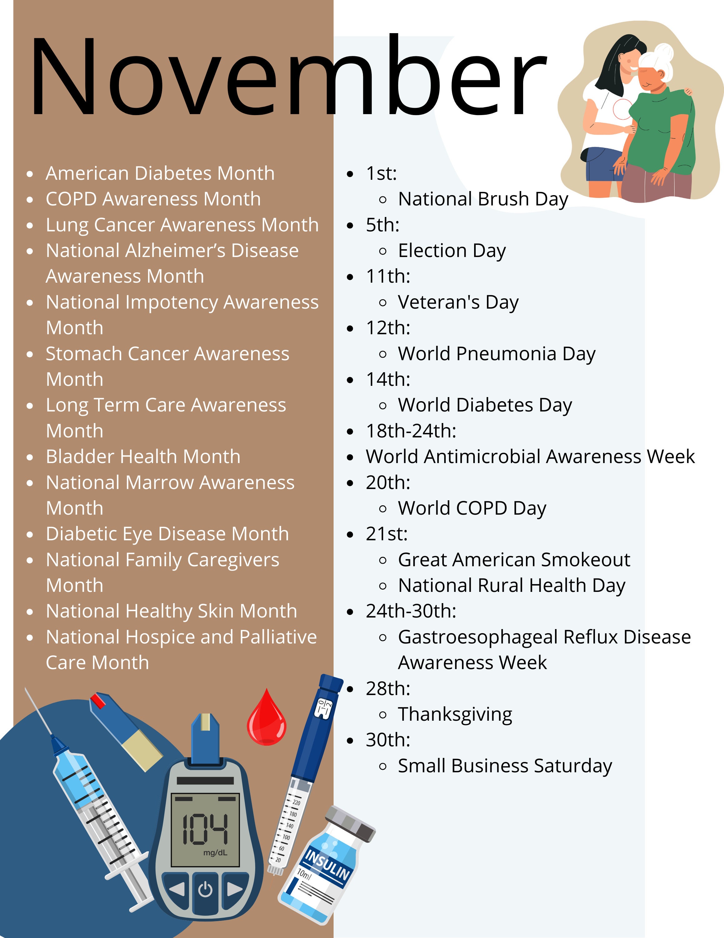 Marketing Health Observances Calendar 2024! Themes 4 Digital Campaign ...