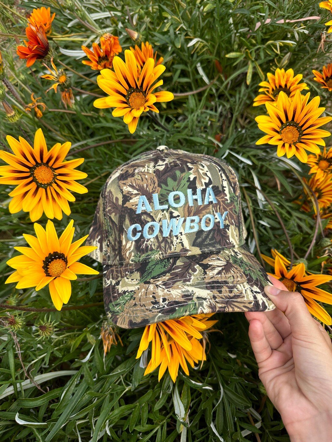 Aloha Cowboy Hat Camo - Etsy