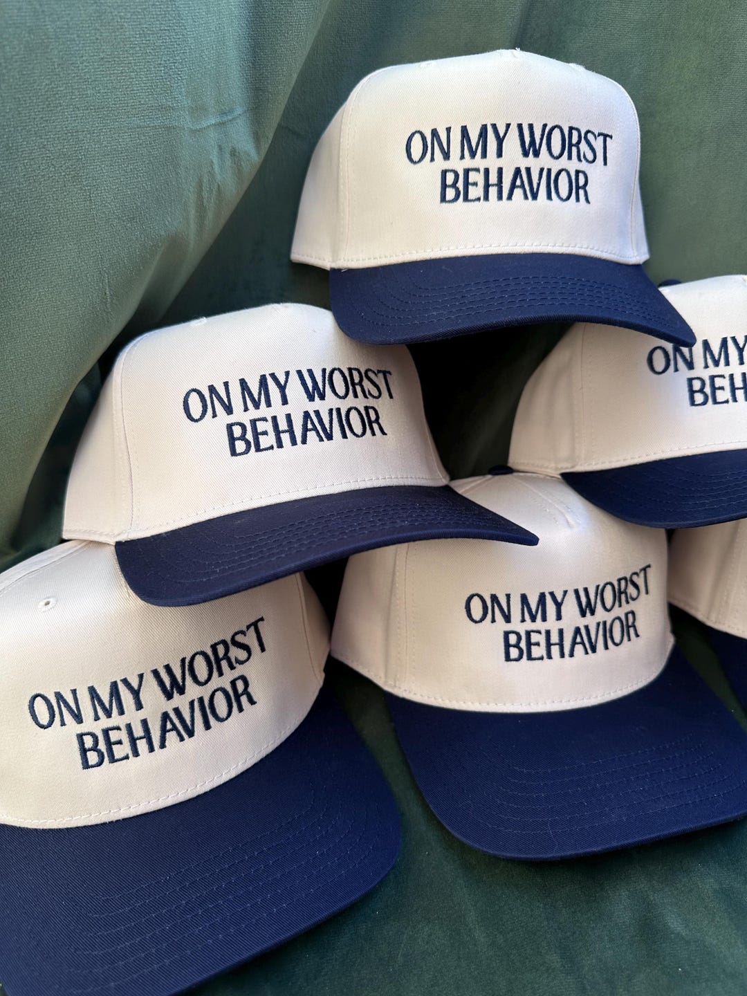 On My Worst Behavior Hat - Etsy