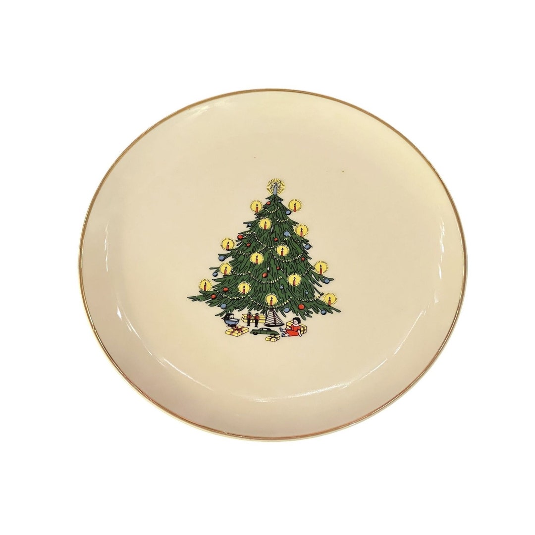 B.C. Clark 80th Year 1972 Limited Edition Christmas Tree Plate 8.5" - Etsy