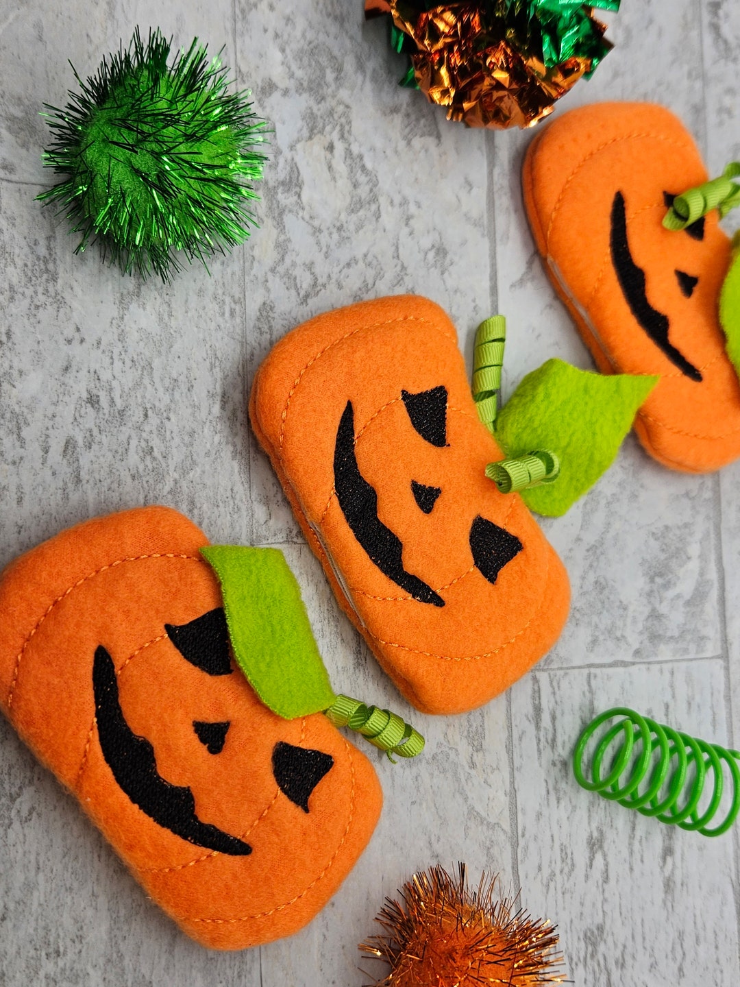 Spooky Jack-o'-lantern: Halloween Refillable Fleece Catnip Toy - Etsy