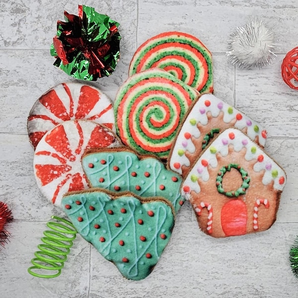Christmas Cat Treats - Etsy