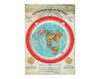 Gleason World Map - Etsy