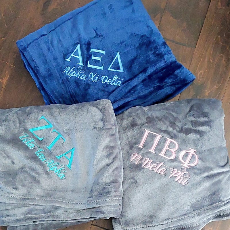 Sorority Blanket - Etsy