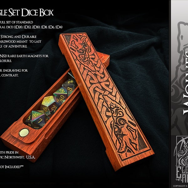 Wolf Dice - Etsy