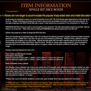 Psion Psionicist Themed Dice Box Dungeons and Dragons, Dnd, Pathfinder ...