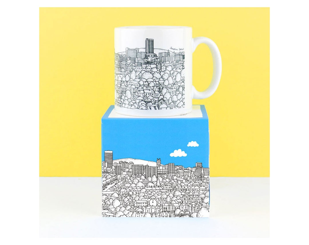 SHEFFIELD MUG - Sheffield View - Illustration, Line Drawings - Etsy UK
