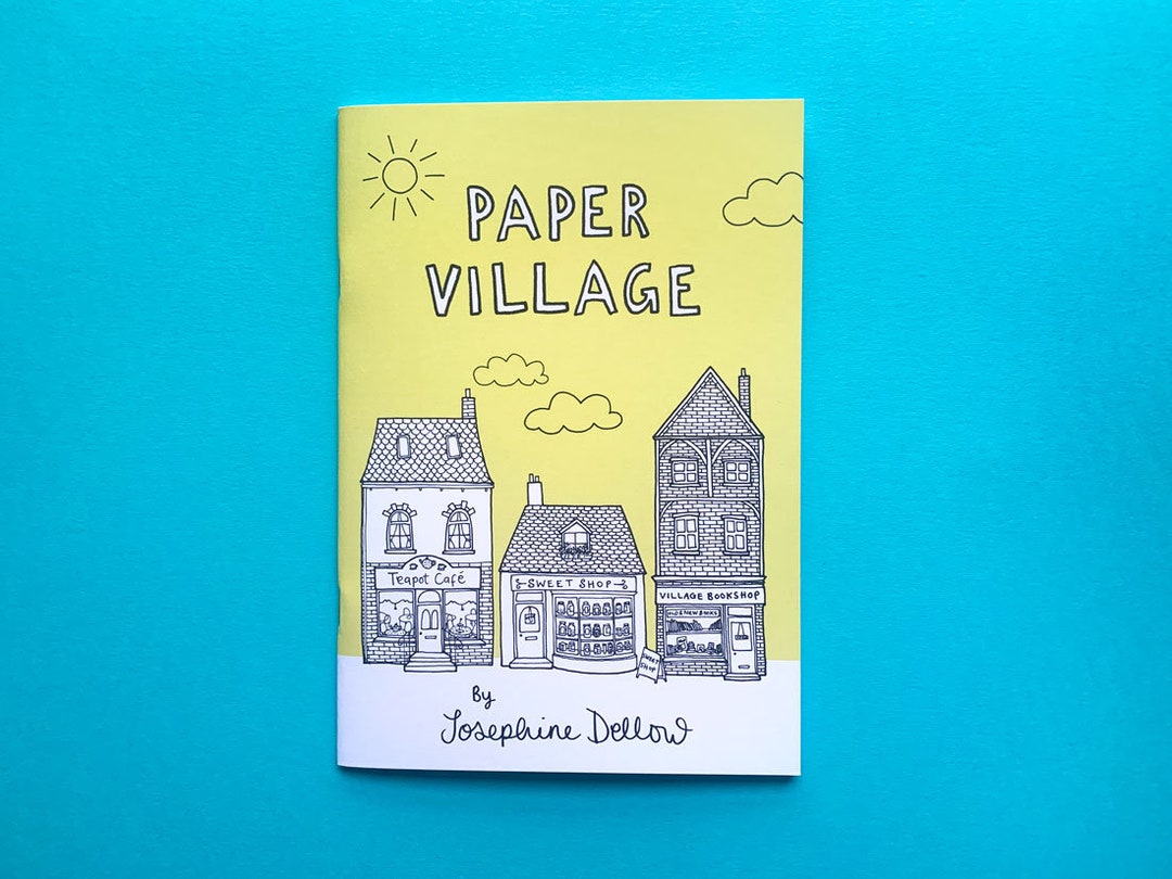 PAPER VILLAGE BOOK - Paper Craft Activity Book - Etsy