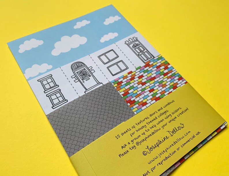 House Collage Kit Create Your Own Paper Craft Activity - Etsy