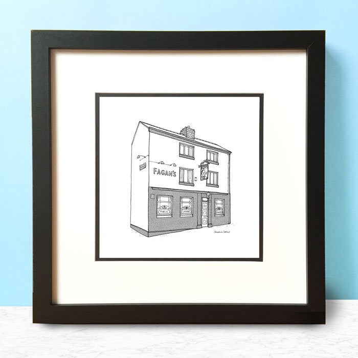 Fagan's Pub Sheffield Print Sheffield Pub Illustration - Etsy Ireland