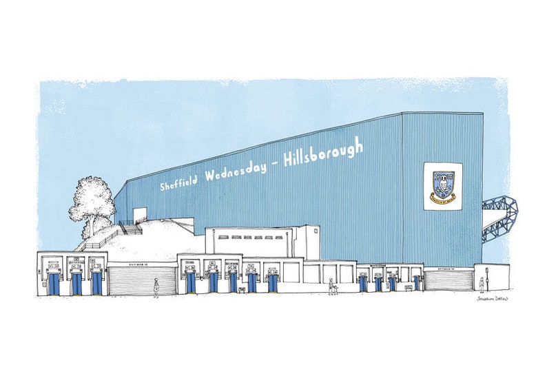 Sheffield Wednesday Football Club A3 Illustration Print - Etsy