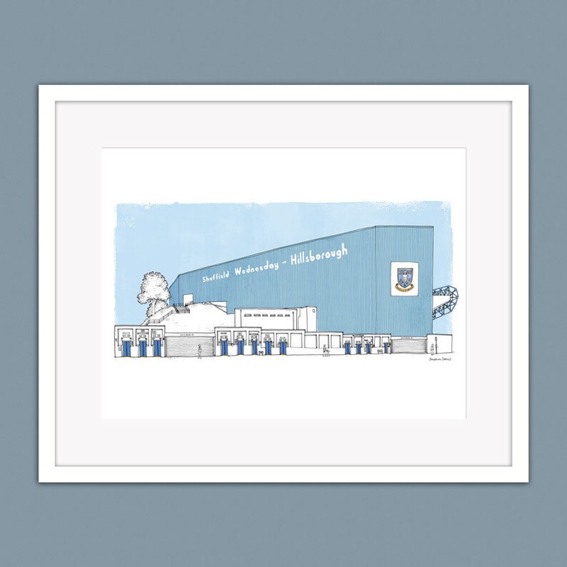 Sheffield Wednesday Football Club A3 Illustration Print - Etsy