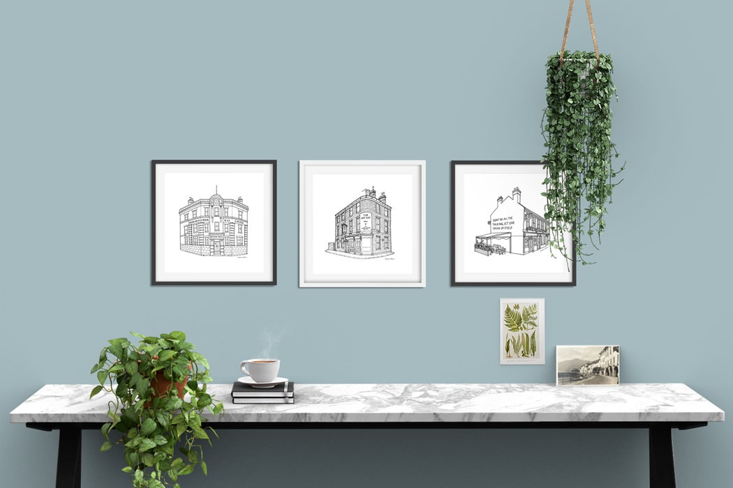 Riverside Pub Kelham Island Sheffield Illustration Print - Etsy