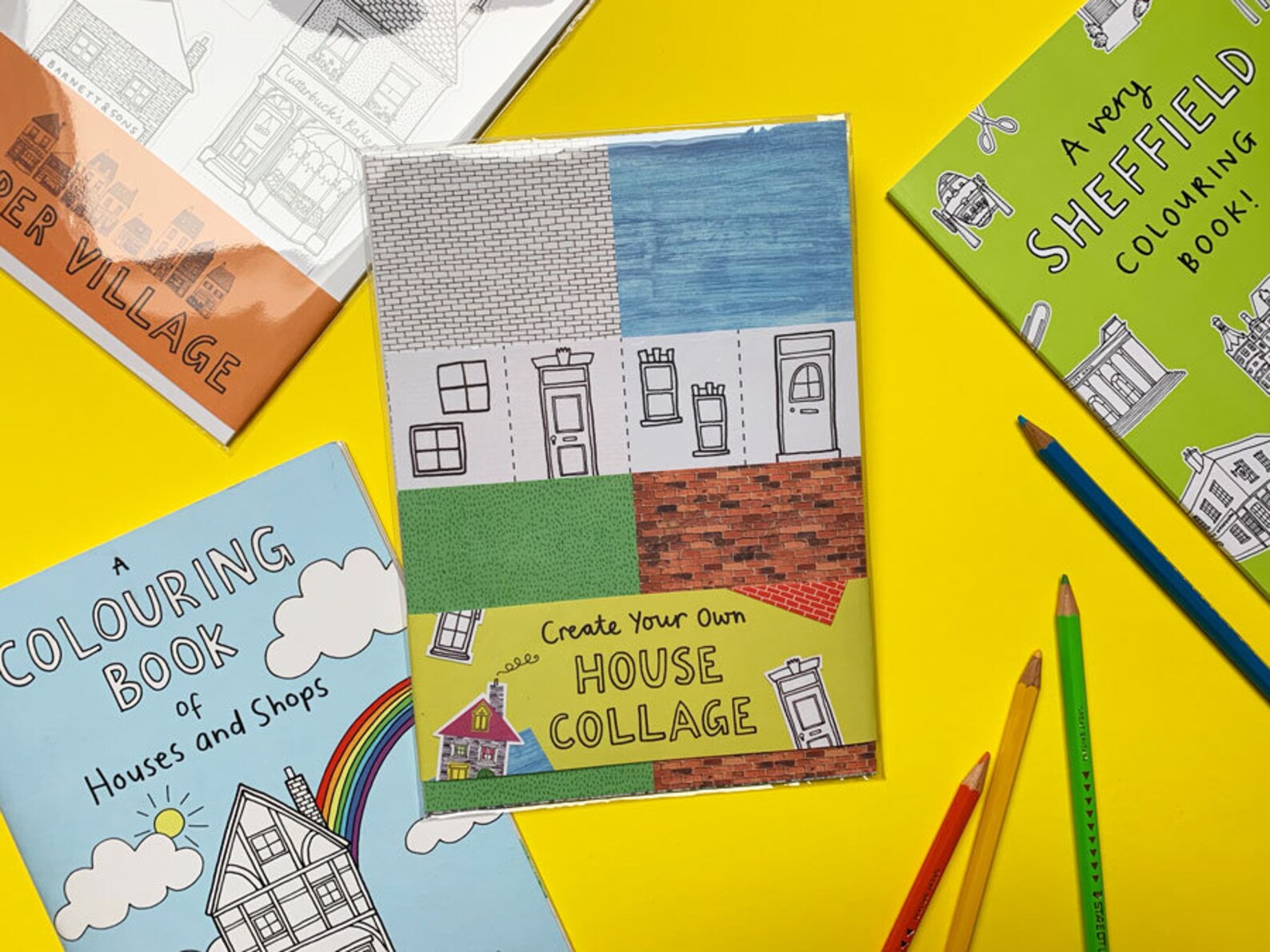 House Collage Kit Create Your Own Paper Craft Activity - Etsy