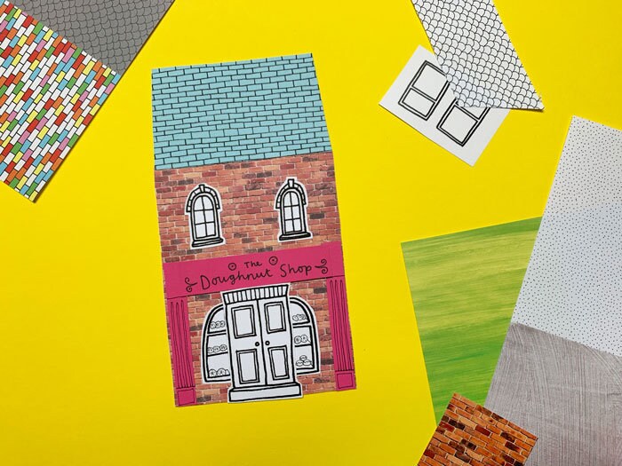 House Collage Kit Create Your Own Paper Craft Activity - Etsy