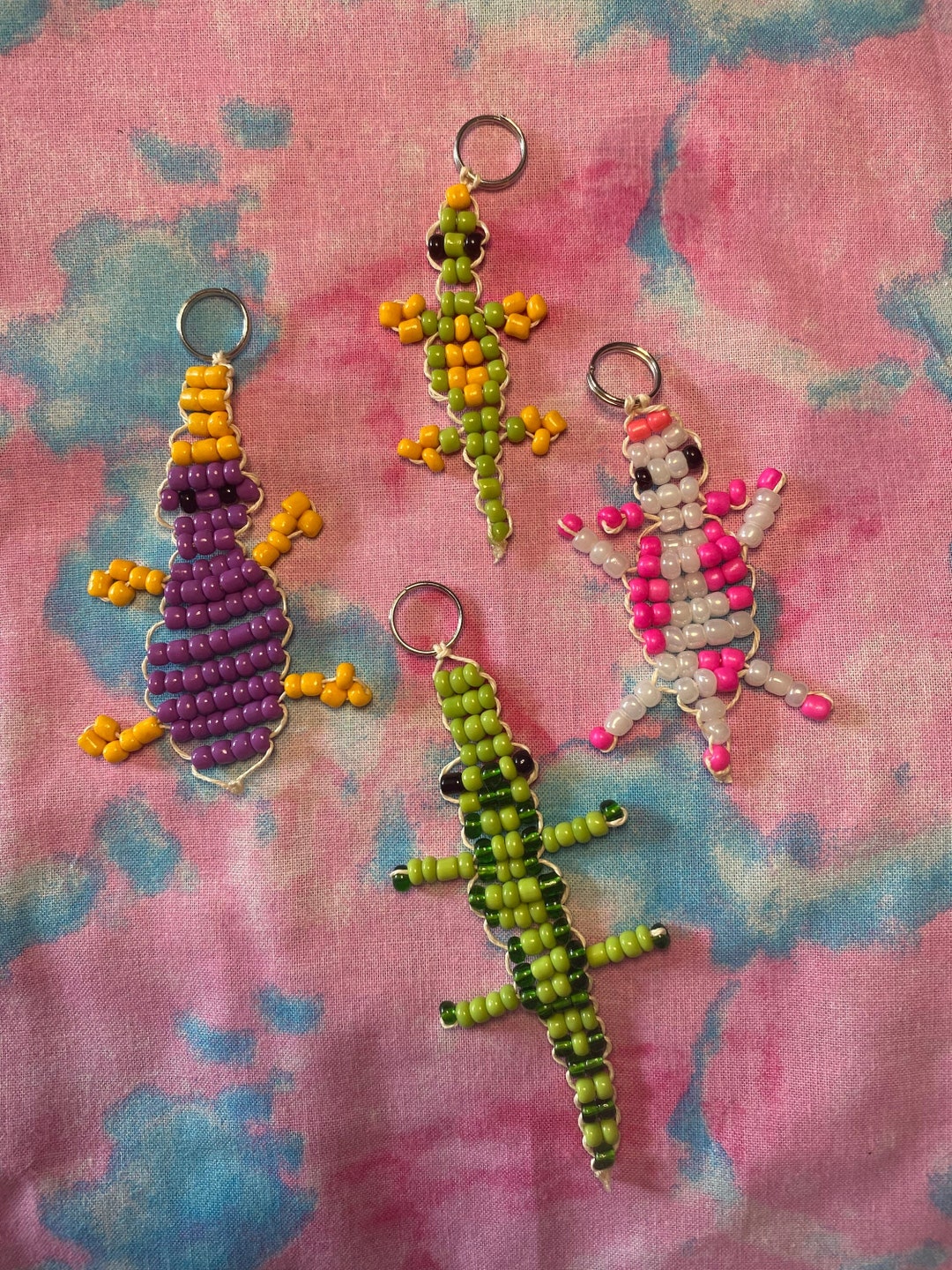 Beaded Keychains 90's Nostalgic Retro Animal - Etsy