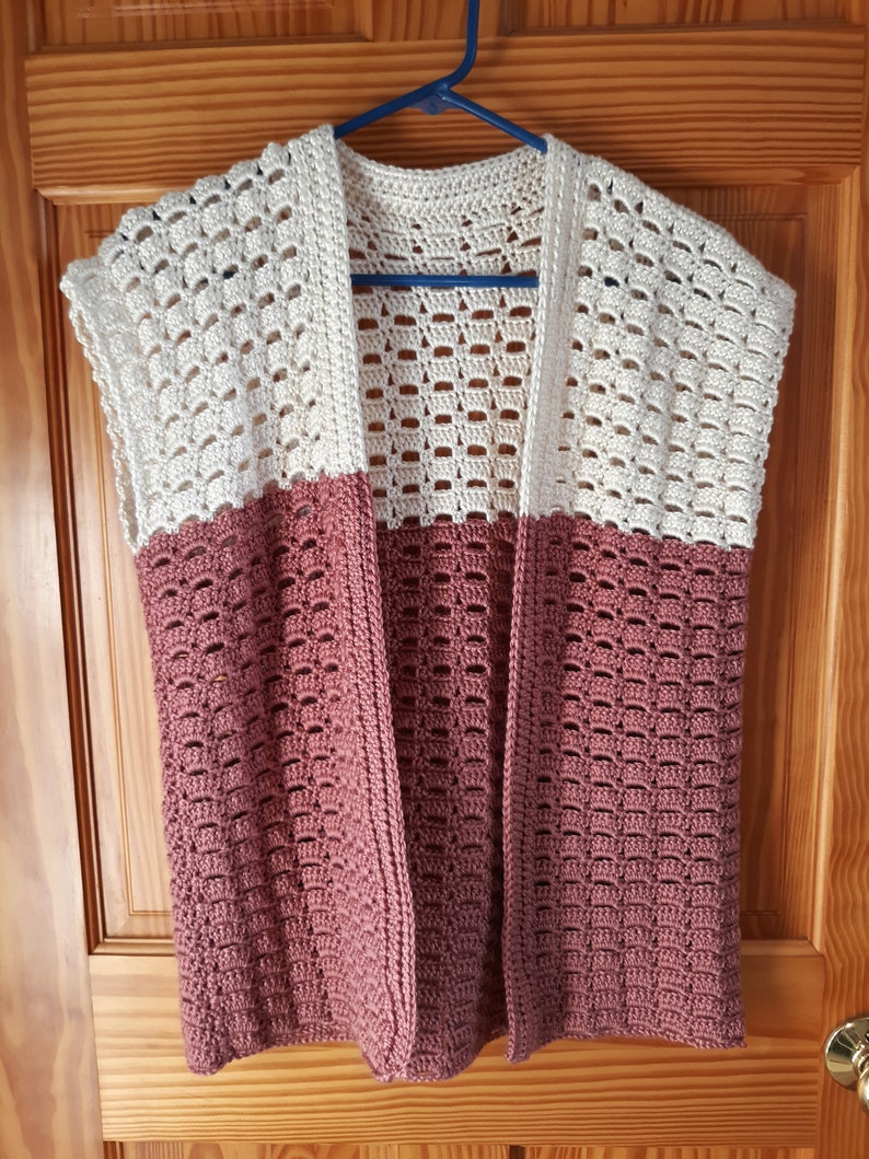 Crochet PATTERN the Molly Sleeveless Cardigan - Etsy UK