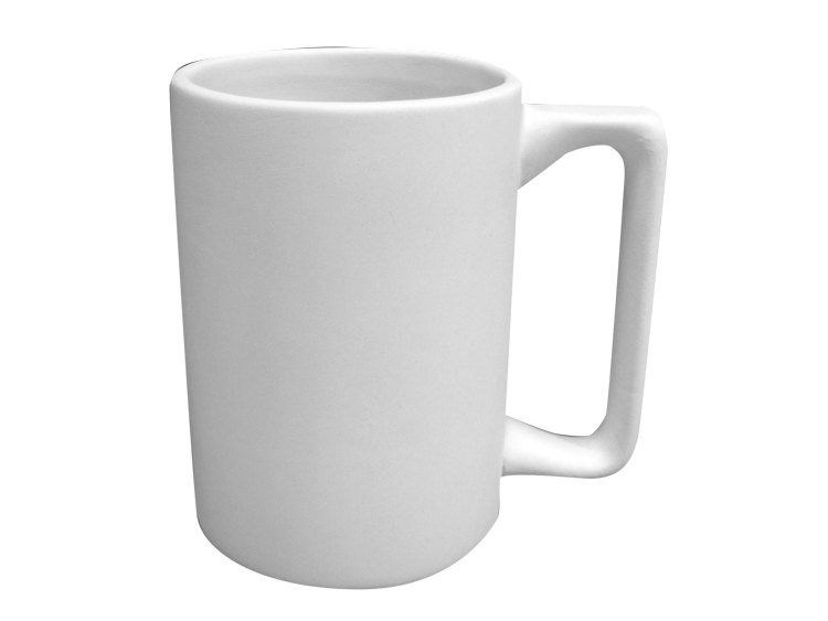 Square Handle Coffee Mug