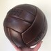 Netball Vintage Style Leather Netball With Plinth /gift for Her ...