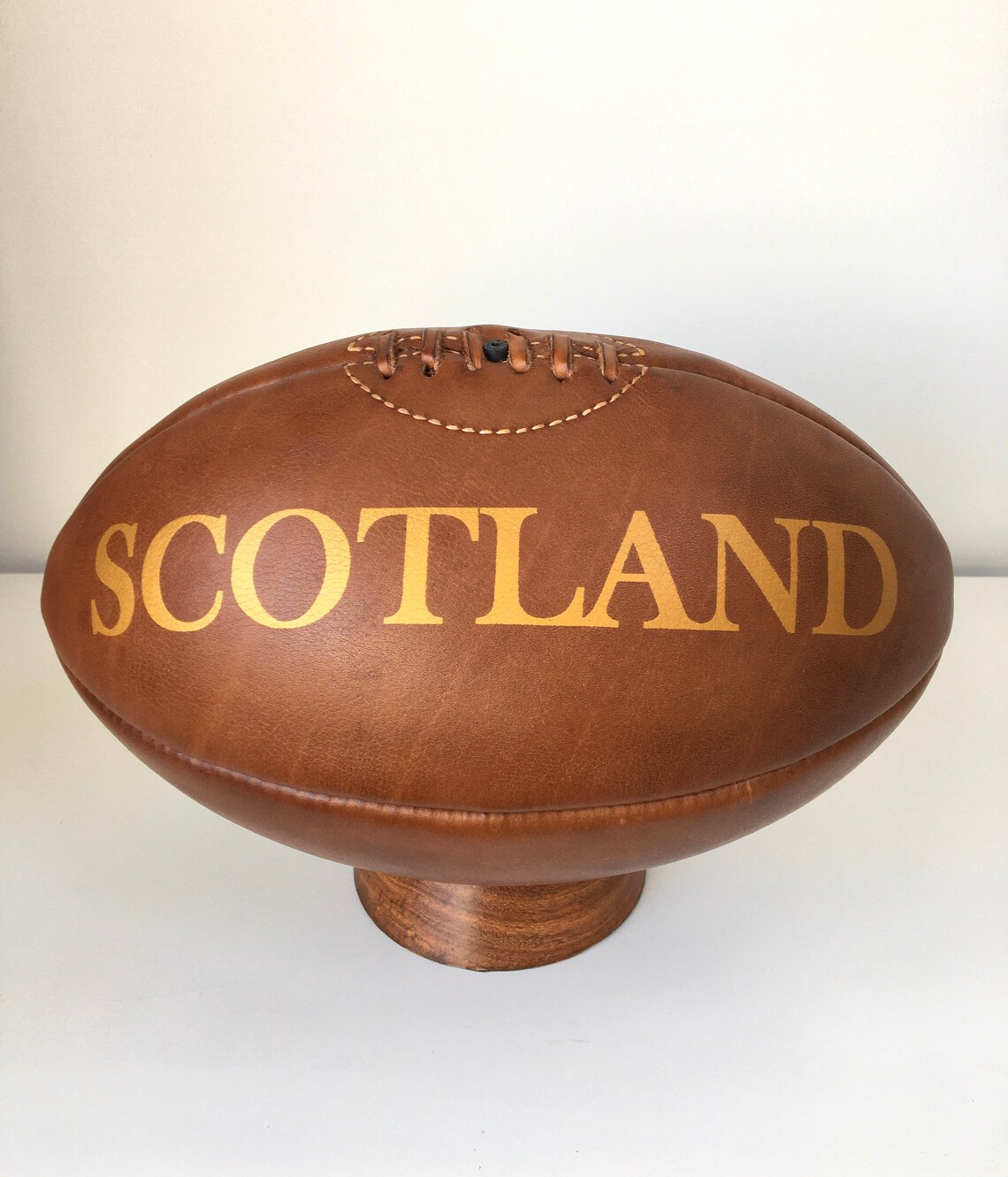Scottish Rugby Vintage Scotland Rugby Ball With Wooden - Etsy