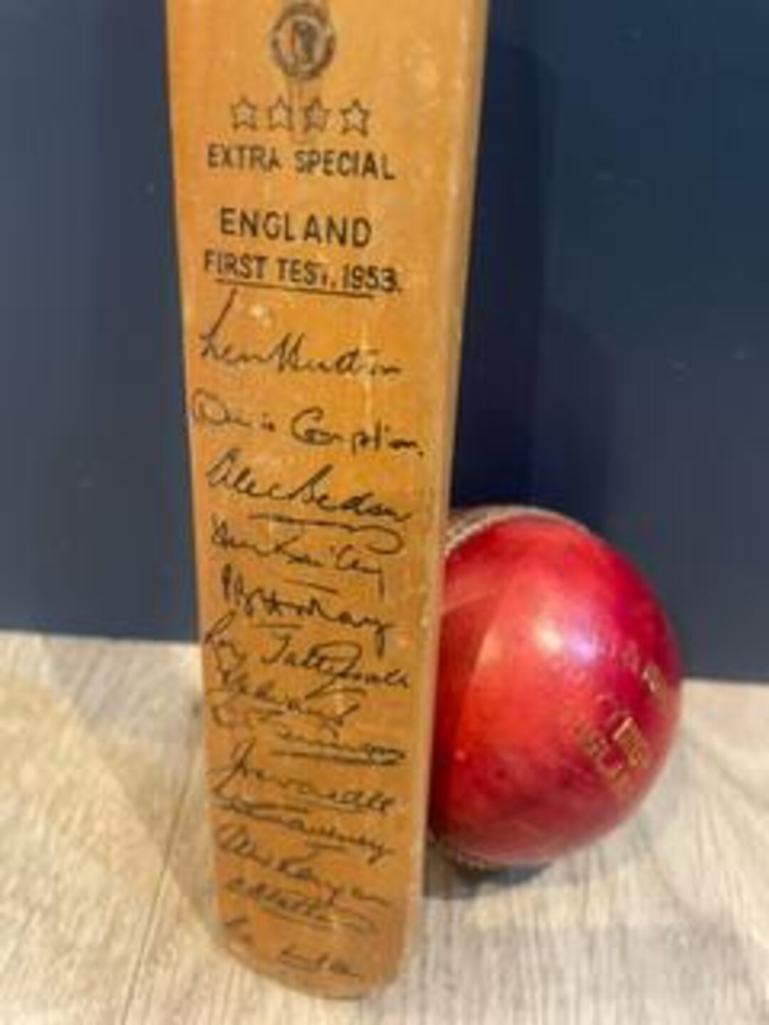 Vintage Cricket Bat From West Indies Touring Team 1963 / Fascimile ...