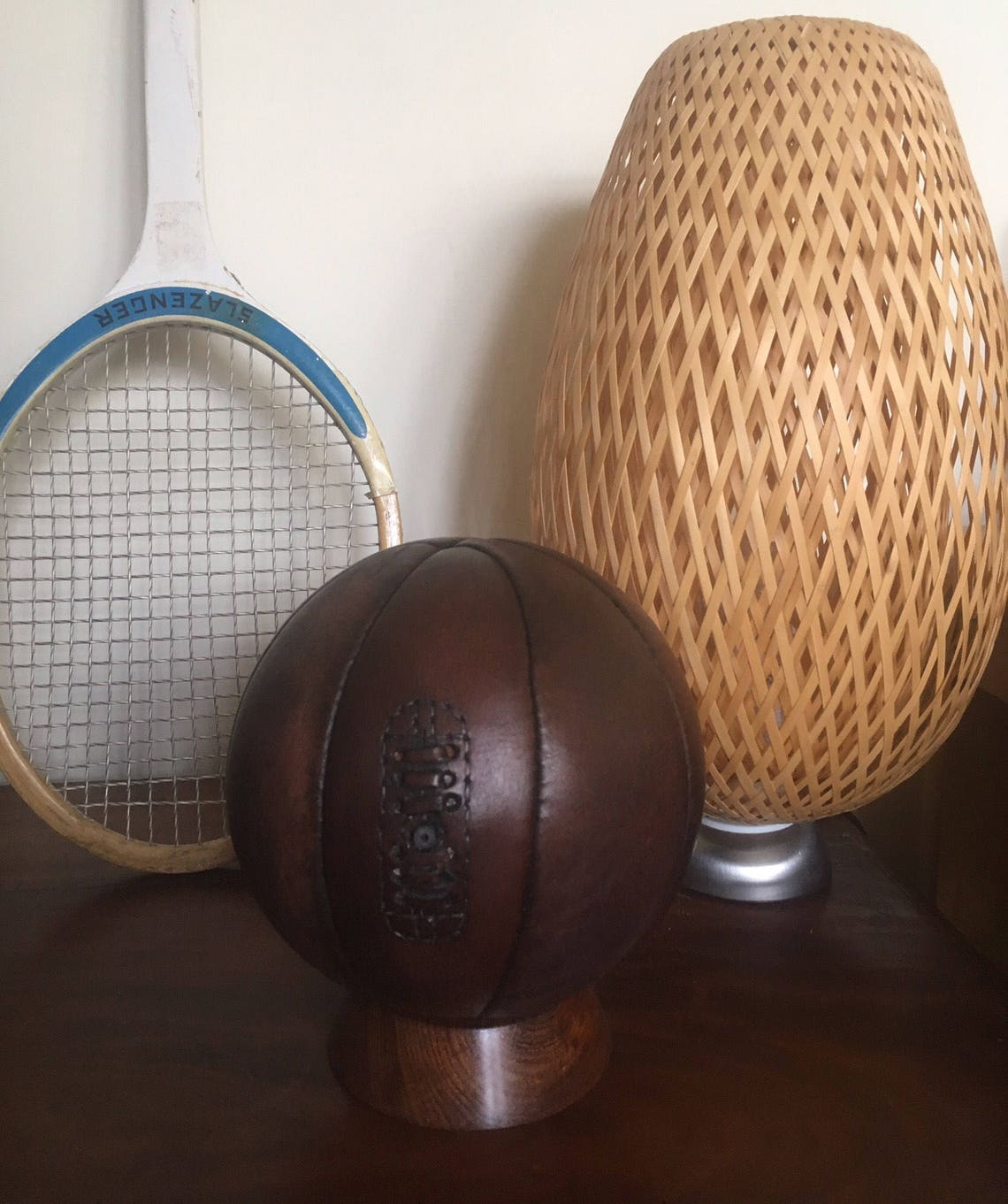 Basketball Small Leather Basketball From Vintage Sports / - Etsy UK