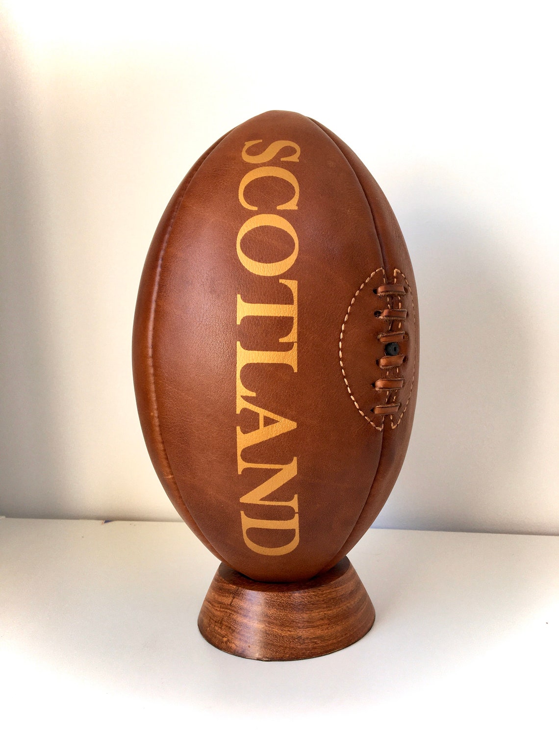 Scottish Rugby Vintage Scotland Rugby Ball With Wooden - Etsy