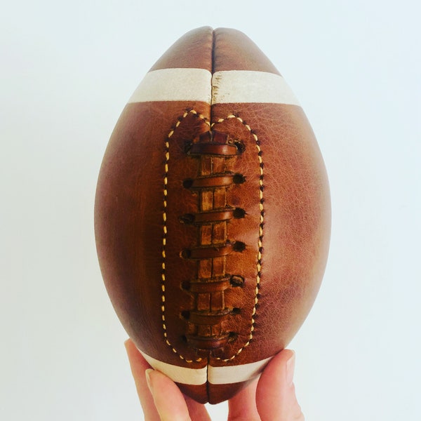 Leather Football - Etsy