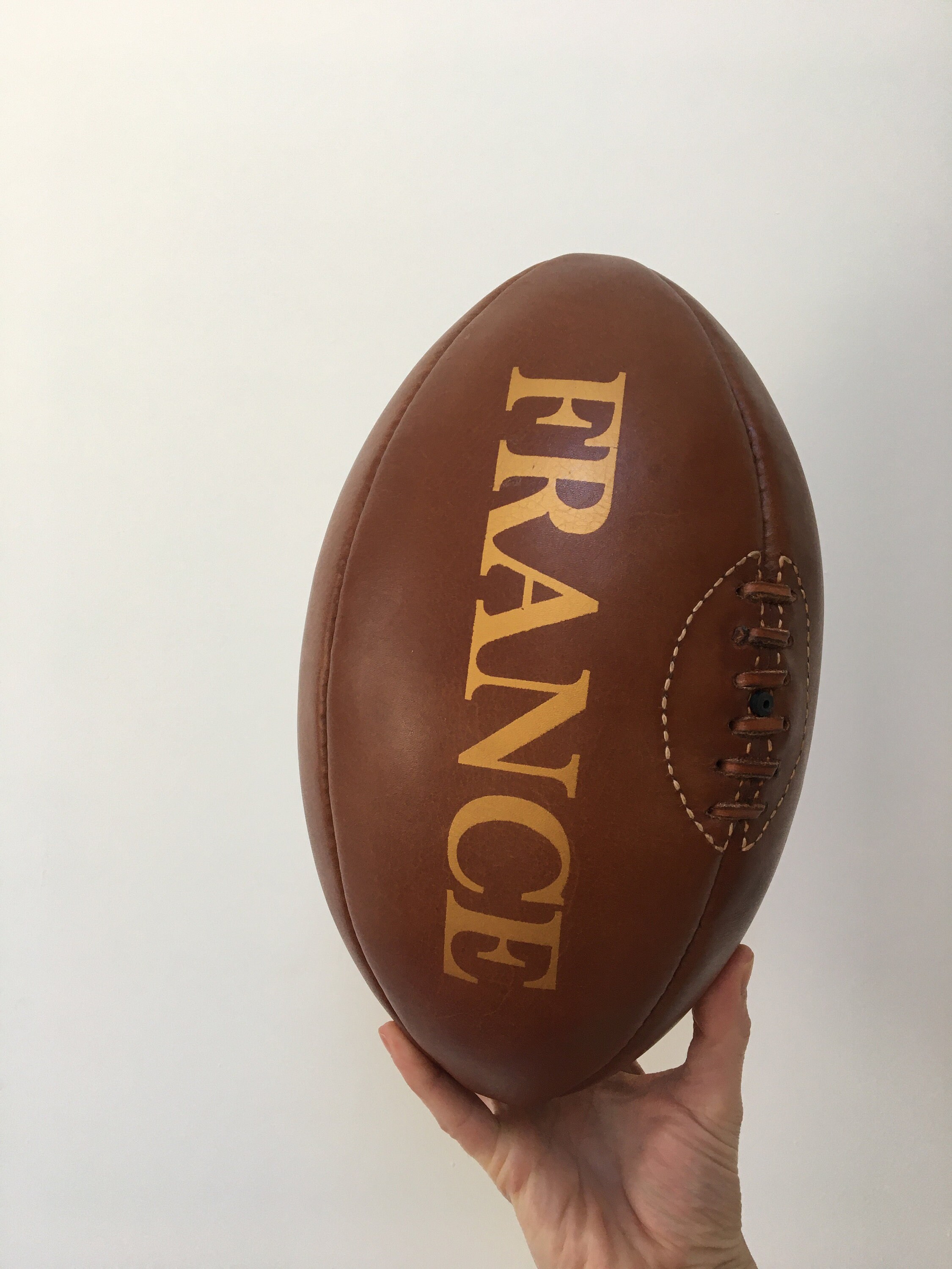 Rugby Gifts Vintage France Rugby Ball With Wooden Plinth / - Etsy