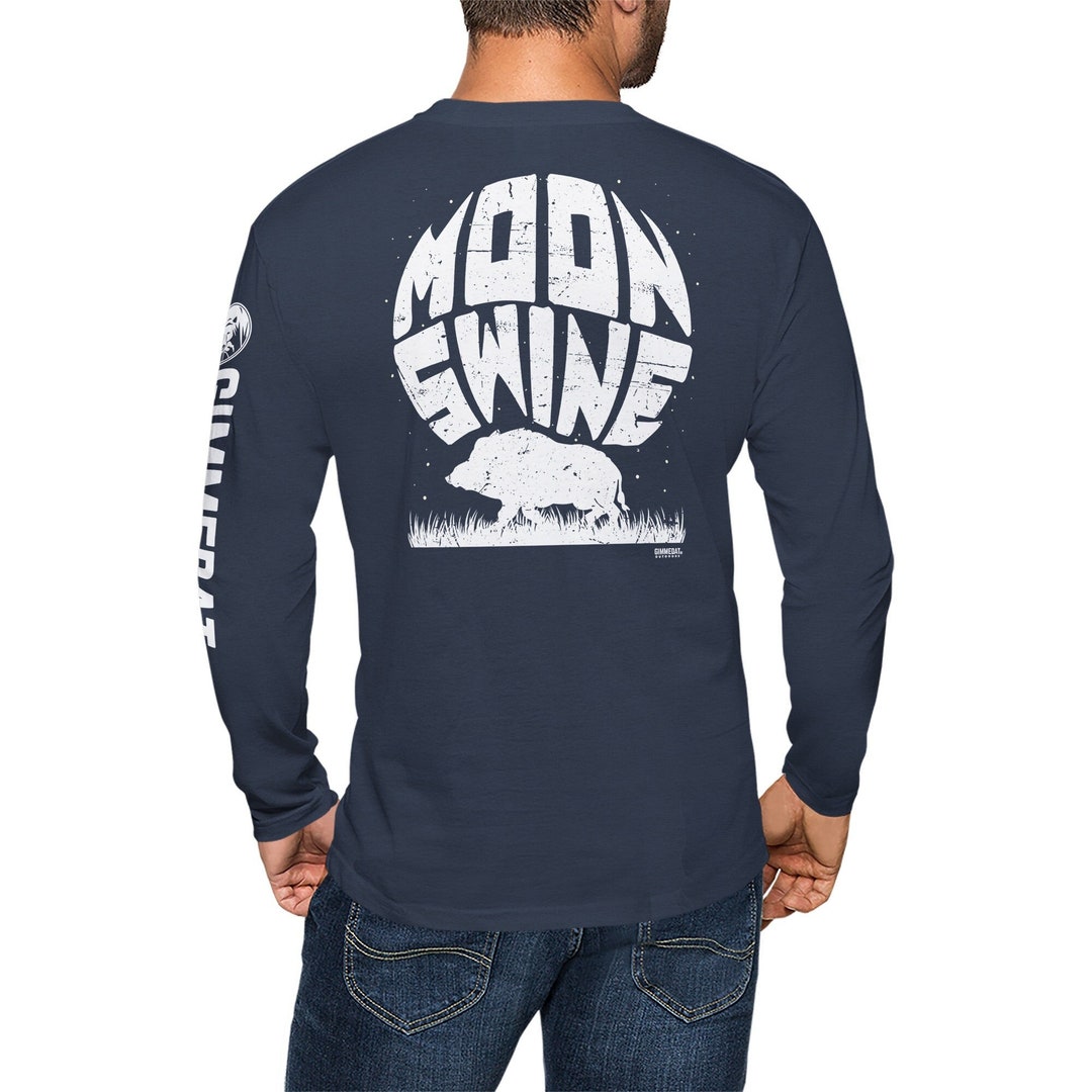 Hog Hunting Long Sleeve Shirt Hunter Gift for Man Woman Dad Father T ...