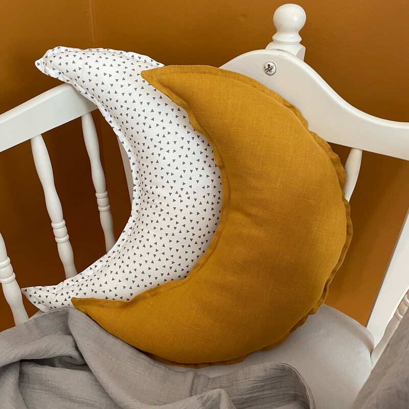 Moon Pillow - Etsy