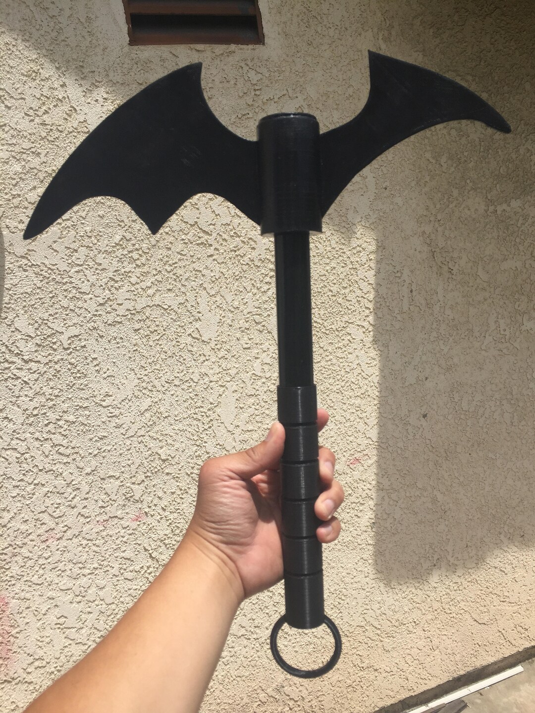 Batmankoff Batman Red Son Battle Axe 3D Printed Cosplay - Etsy