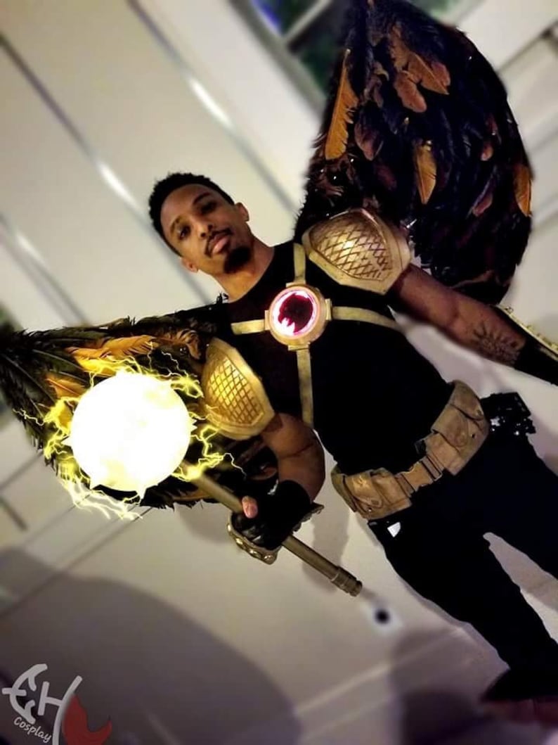 DC Comics Hawkman Mace Weapon Light up Optional 3D Printed | Etsy