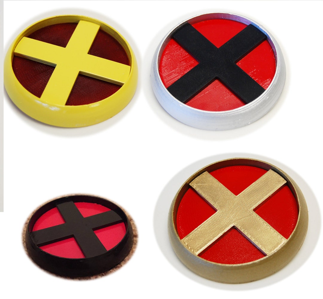 Marvel X-men Belt Buckle Badge Any Color, Any Size Badge Broach - Etsy