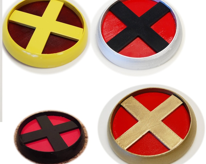 Marvel X-men Belt Buckle Badge - Any Color, Any Size! Badge Broach - Etsy