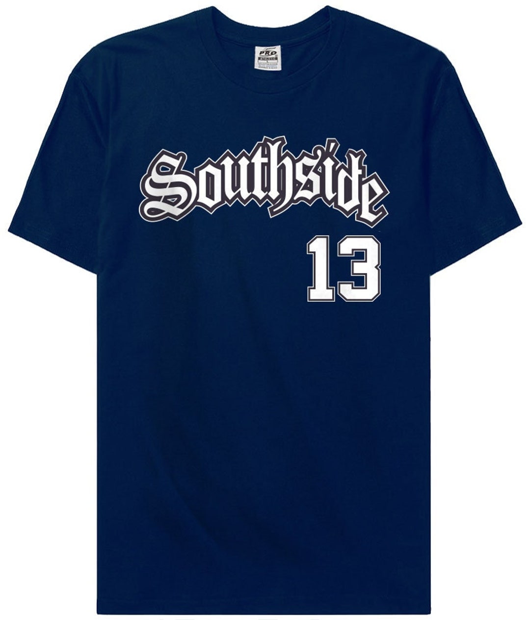 Navy Blue South Side 13 Original Gangster OG T Shirt Los - Etsy