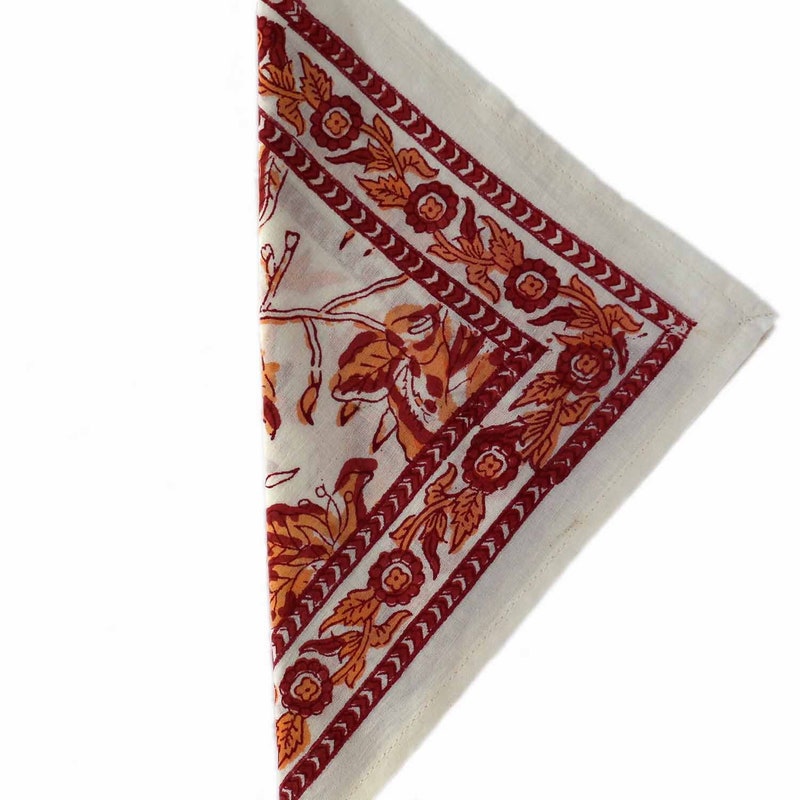 Block Print Napkins - Etsy